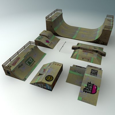 GEXOGEN 3D: 3D Model of Street Skate Ramps