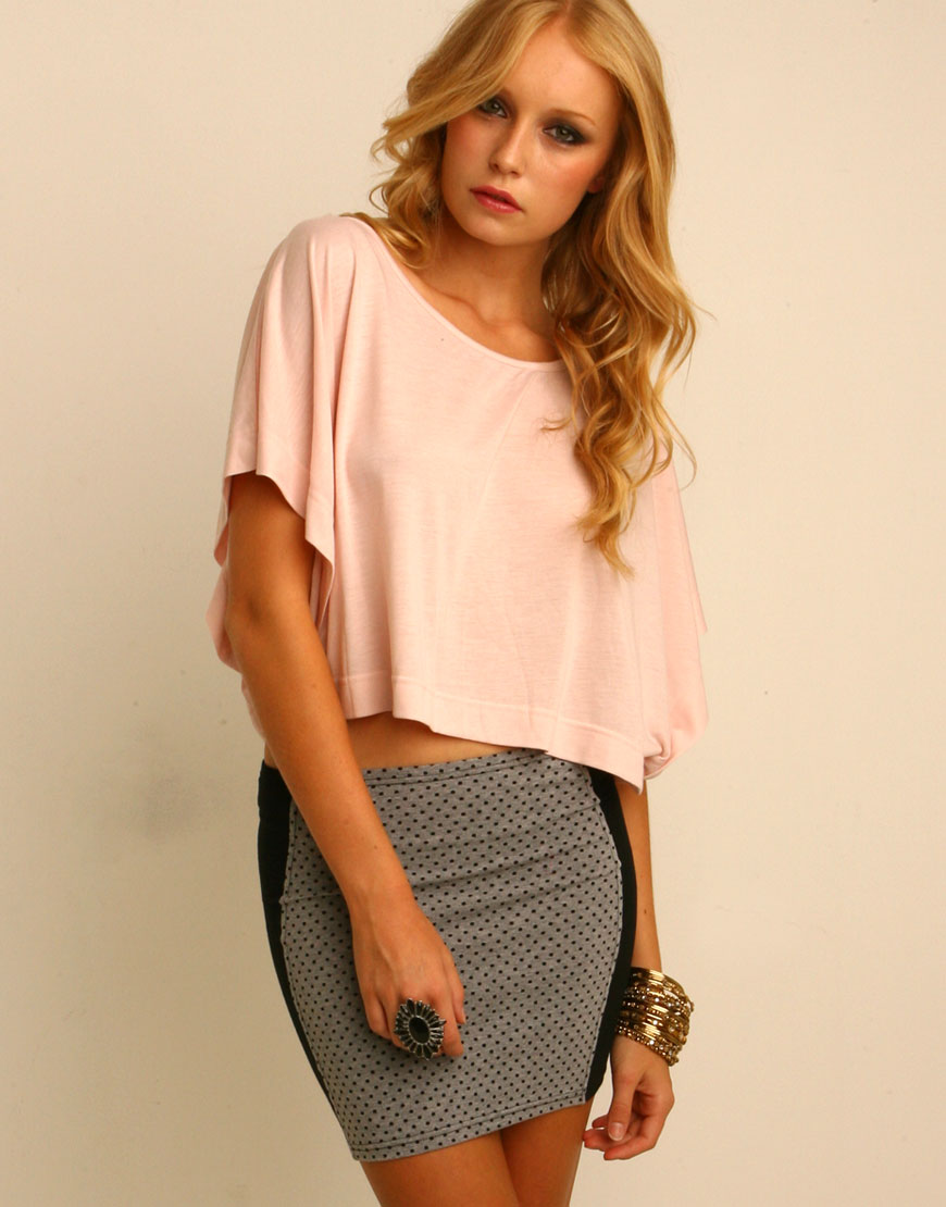 Dresses & Strings: FITTED HIGH WAIST MINI SKIRT