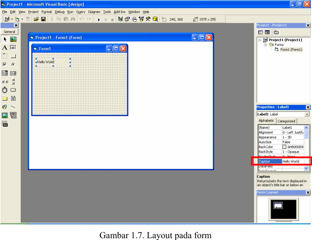 "ilmu tutorial: Mengenal Visual Basic 6