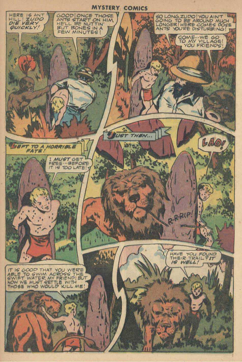 The Comic Book Catacombs: Zudo the Jungle Boy in "The Pygmies' Shining ...