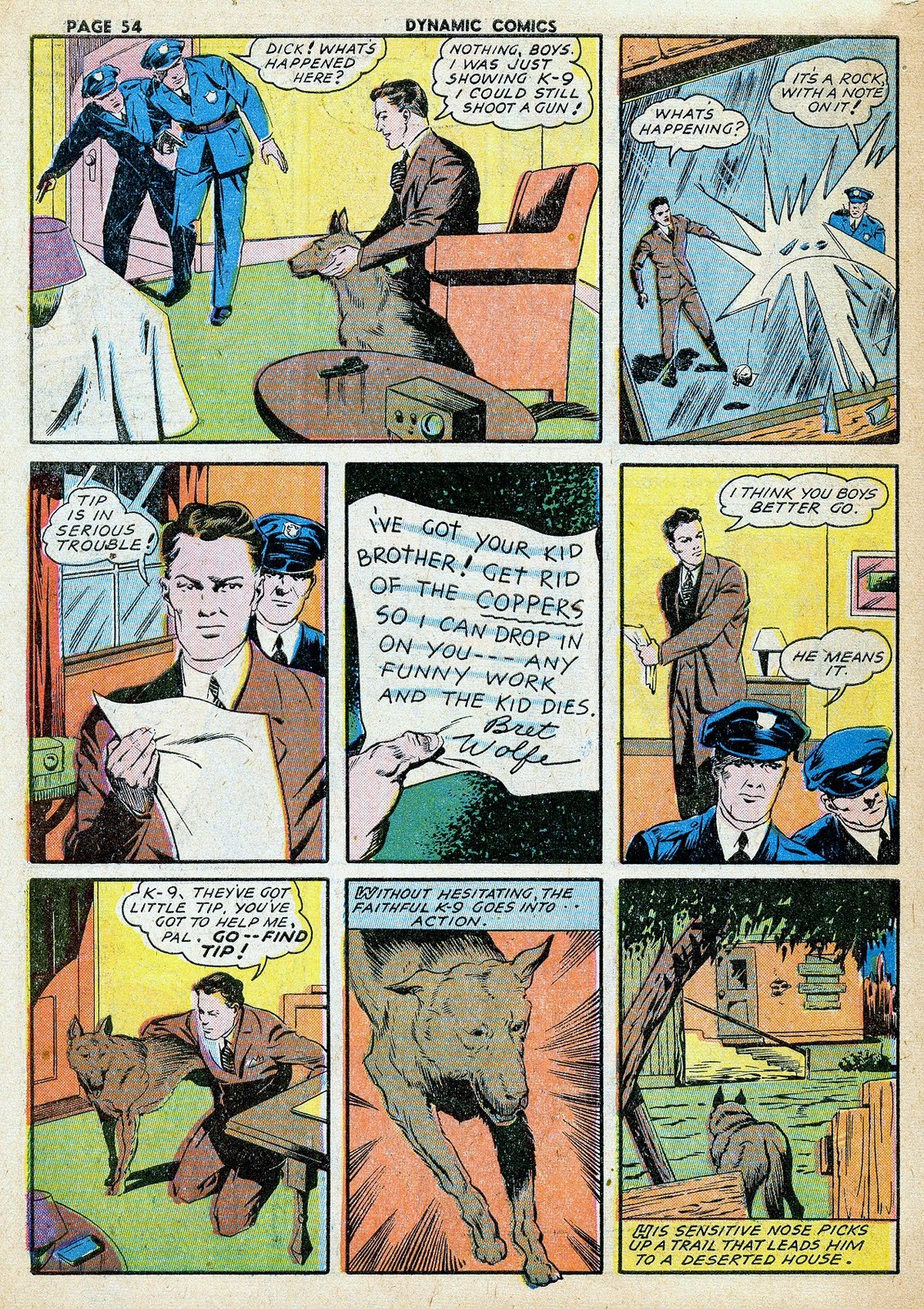 The Comic Book Catacombs: K-9 (Chesler;1941)