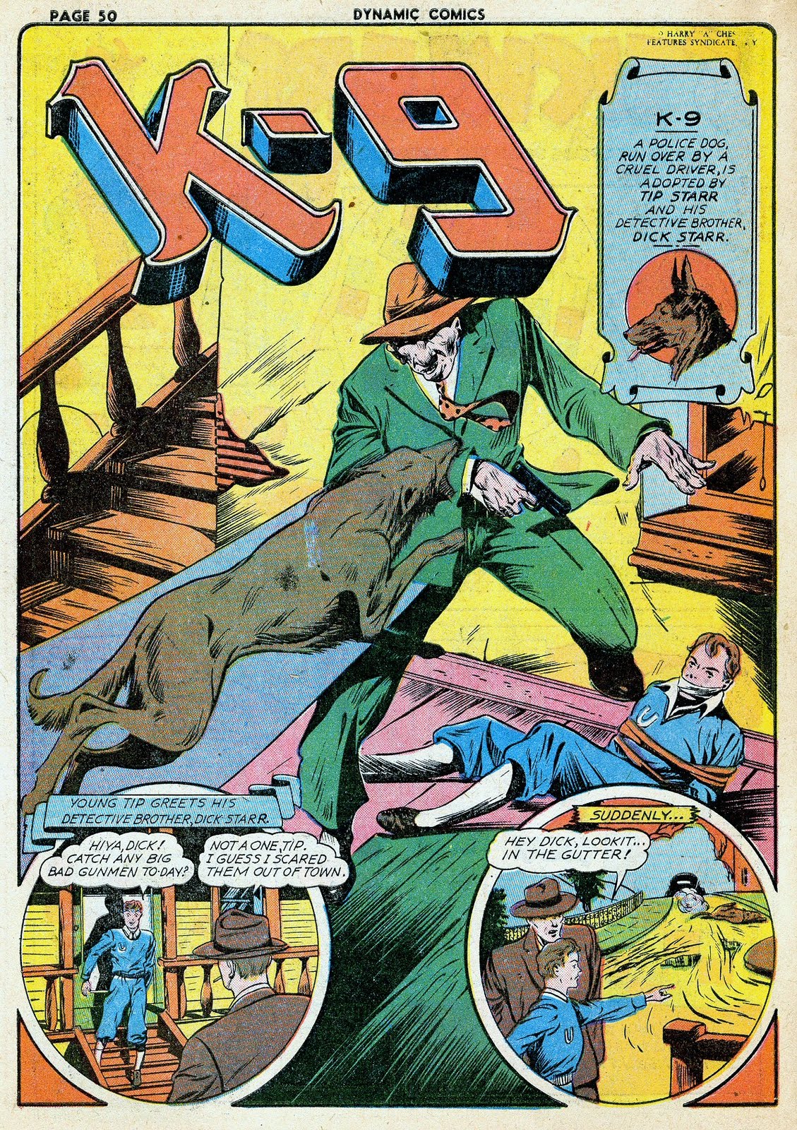 The Comic Book Catacombs: K-9 (Chesler;1941)