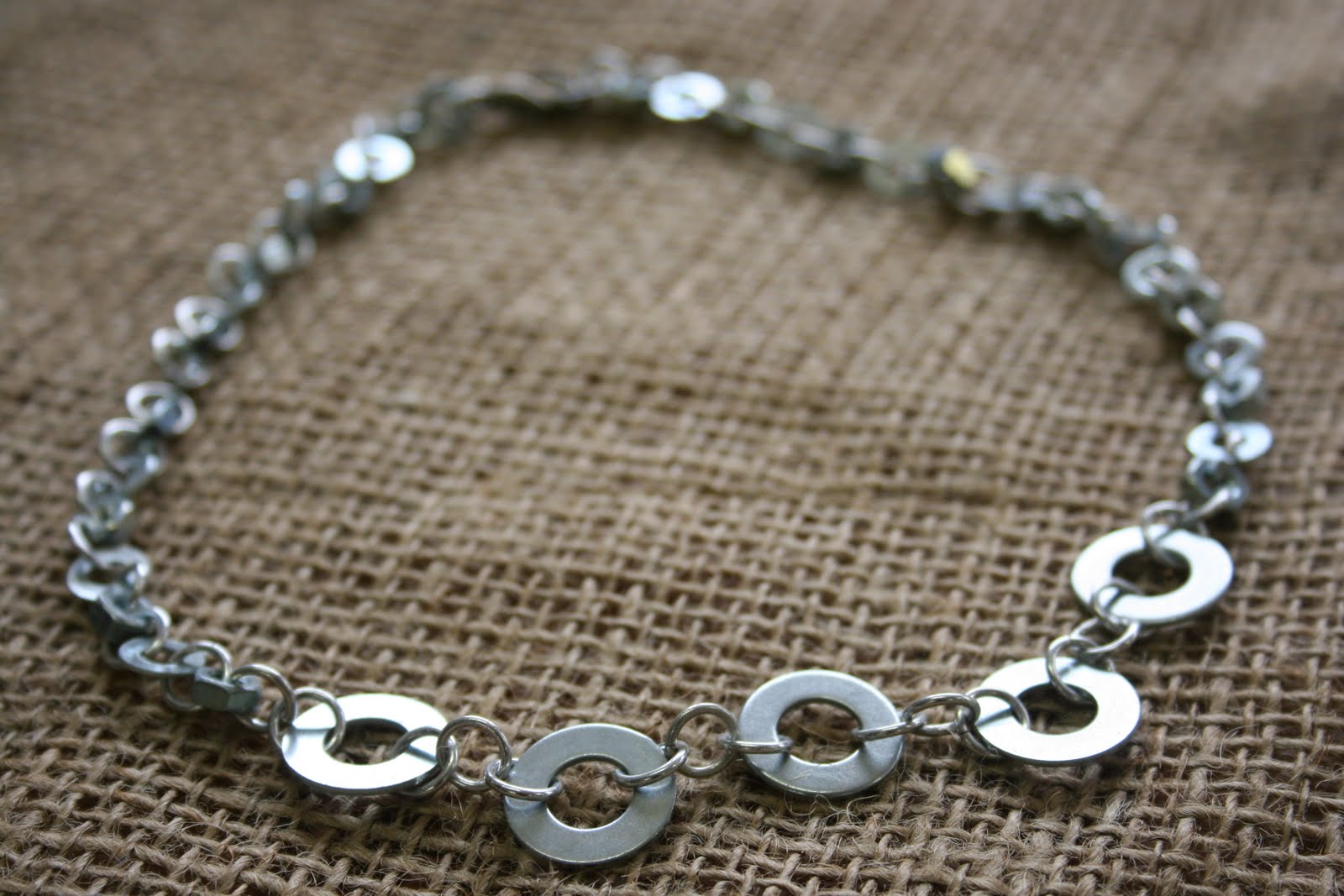 openhappyheart: HARDWARE - handmade jewelry using washers, nuts and bolts