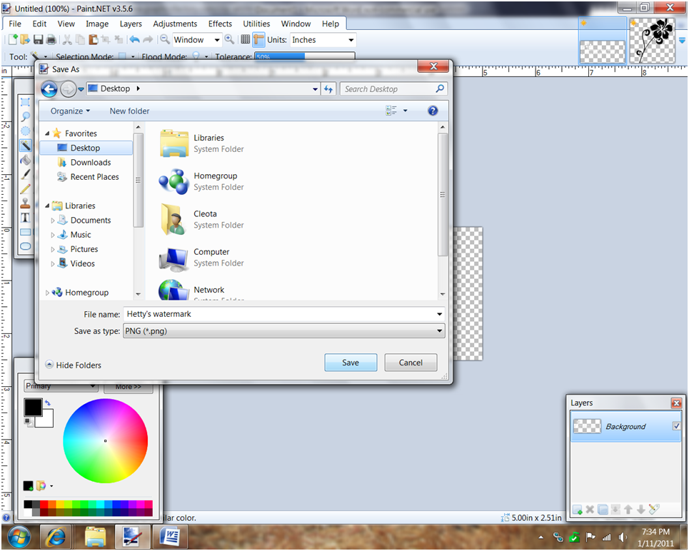 Dude Time Doodles Challenge: Creating / Placing a Watermark using Paint.net