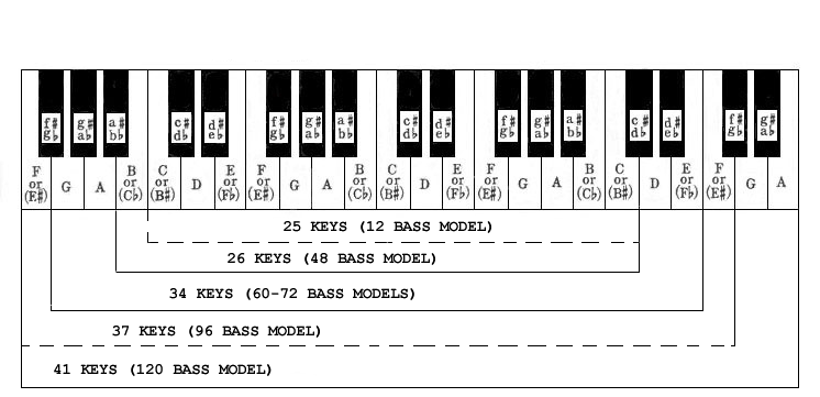 La Fisarmonica Mx: Notas Acordeón Piano