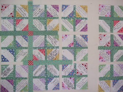 O'Quilts: Marie's birthday signature quilt/p.s. i quilt: siggy block ...