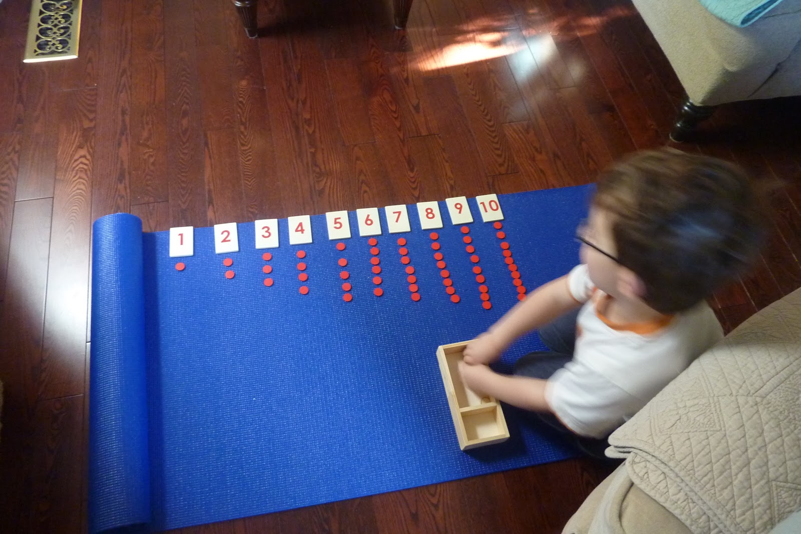Number Cards & Counters - "Making Montessori Ours"