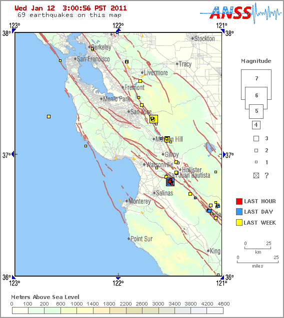 Crawling Around Geology With My Camera: California-Nevada Fault Map ...