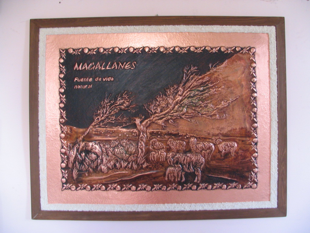 Diseño en Cobre Repujado