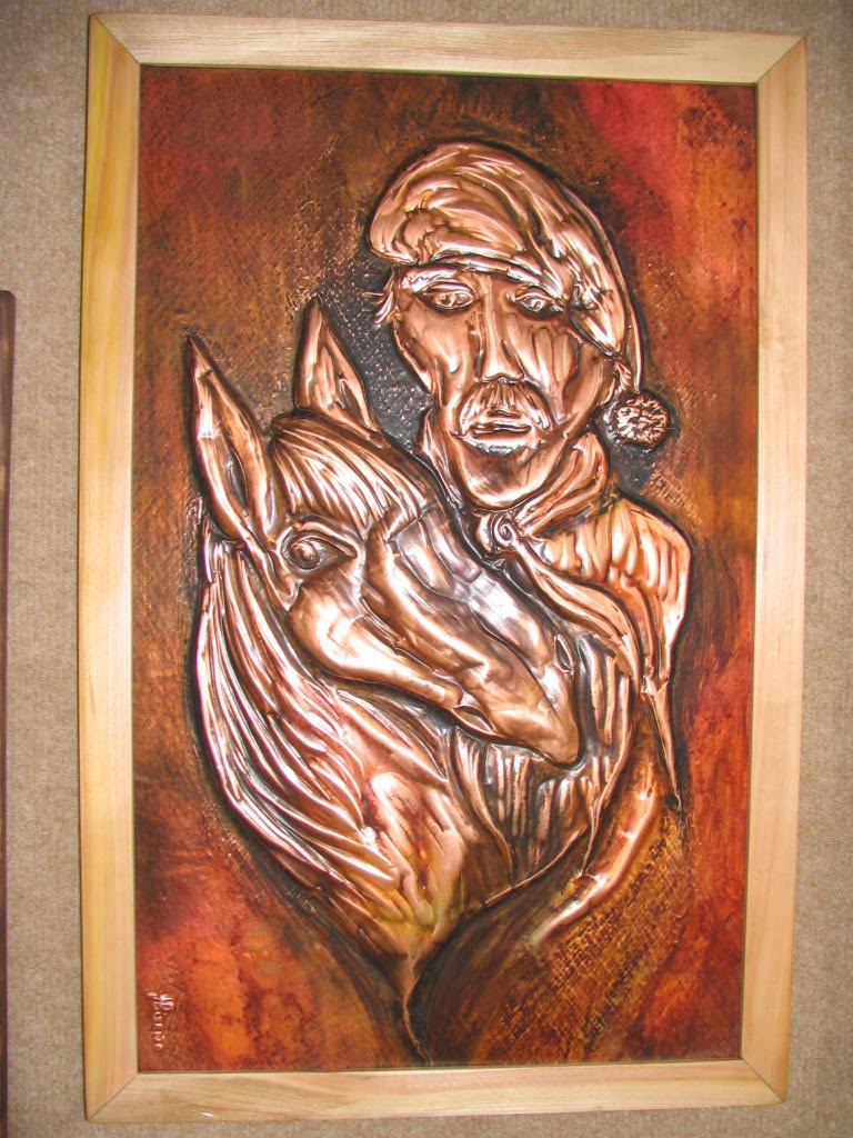 Diseño en Cobre Repujado: Cuadros