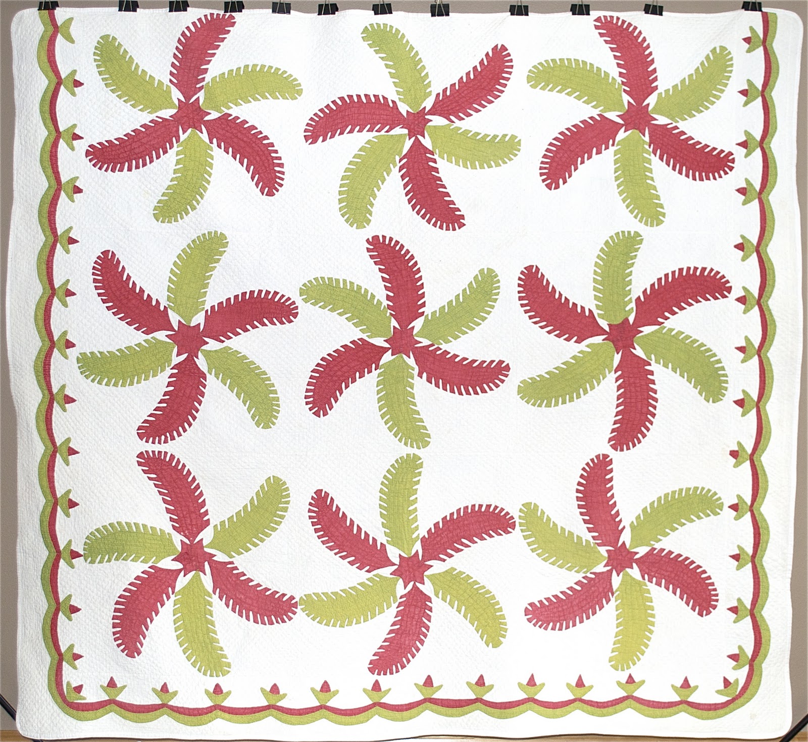 Oregon Quilt Project: Red and Green Quilts