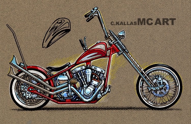 MC Art/Motorcycle Art: Chopper Concept Art