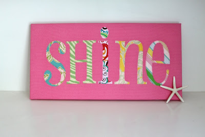 one word canvas tutorial | Joy's Hope