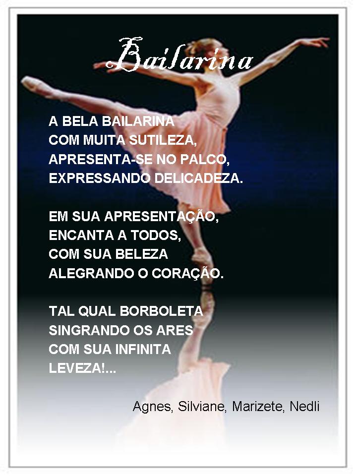 bailarina de corpo&alma: poeminhas de ballet
