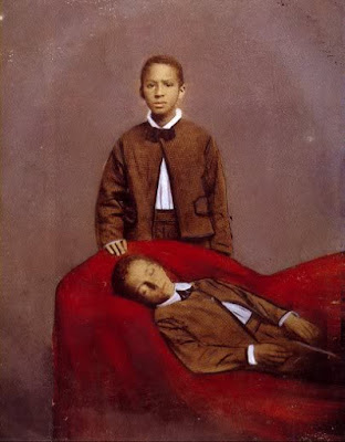 Early Post Mortem Photography: Dead Boy with Brother