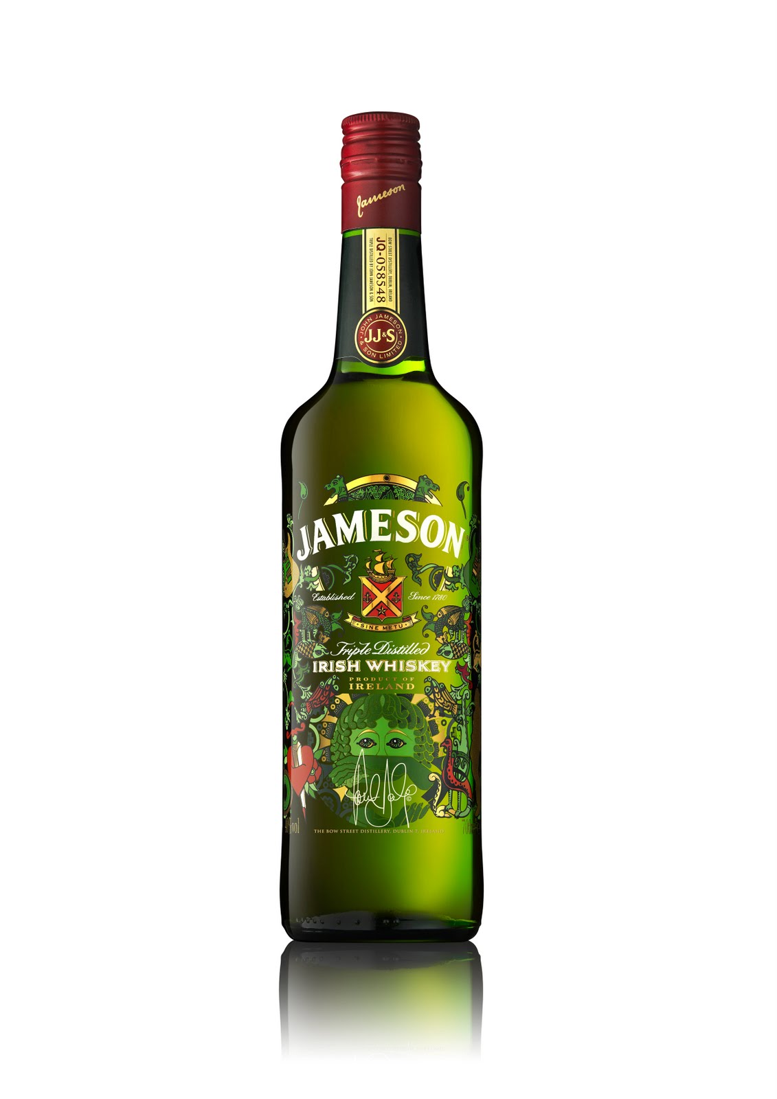 Liquid Irish: Jameson redesign for St Patrick's Day