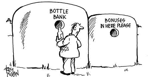 Roy Nixon's cartoon blog: Bottle Bank