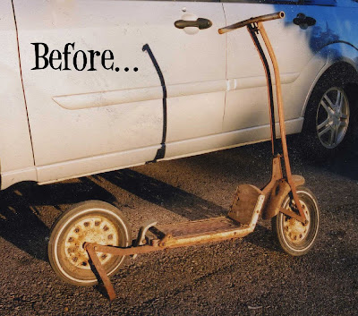 Atomic Addiction: Vintage Child's Kick Scooter...