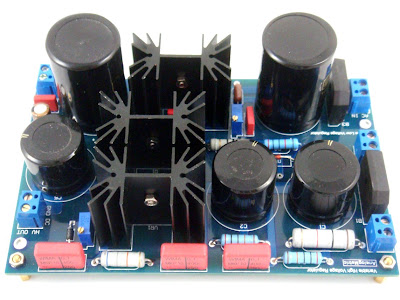 Kikitronic -- DIY Audio Kits: High Power BJT Regulator DC 50-400V