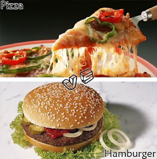 Food Fights!: Pizza vs. Hamburgers