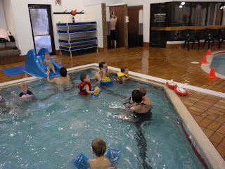 Pete and Mel Harthoorn: Swimming at Nicholas Sheran