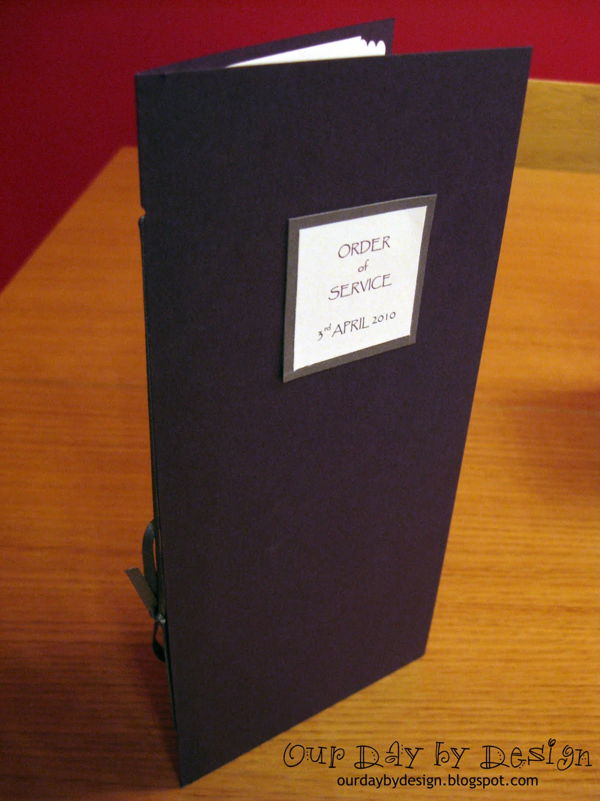 Order of Service