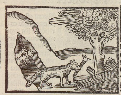 Bestiaria Latina: Ictibus Felicibus: Vulpis et Aquila (Phaedrus)
