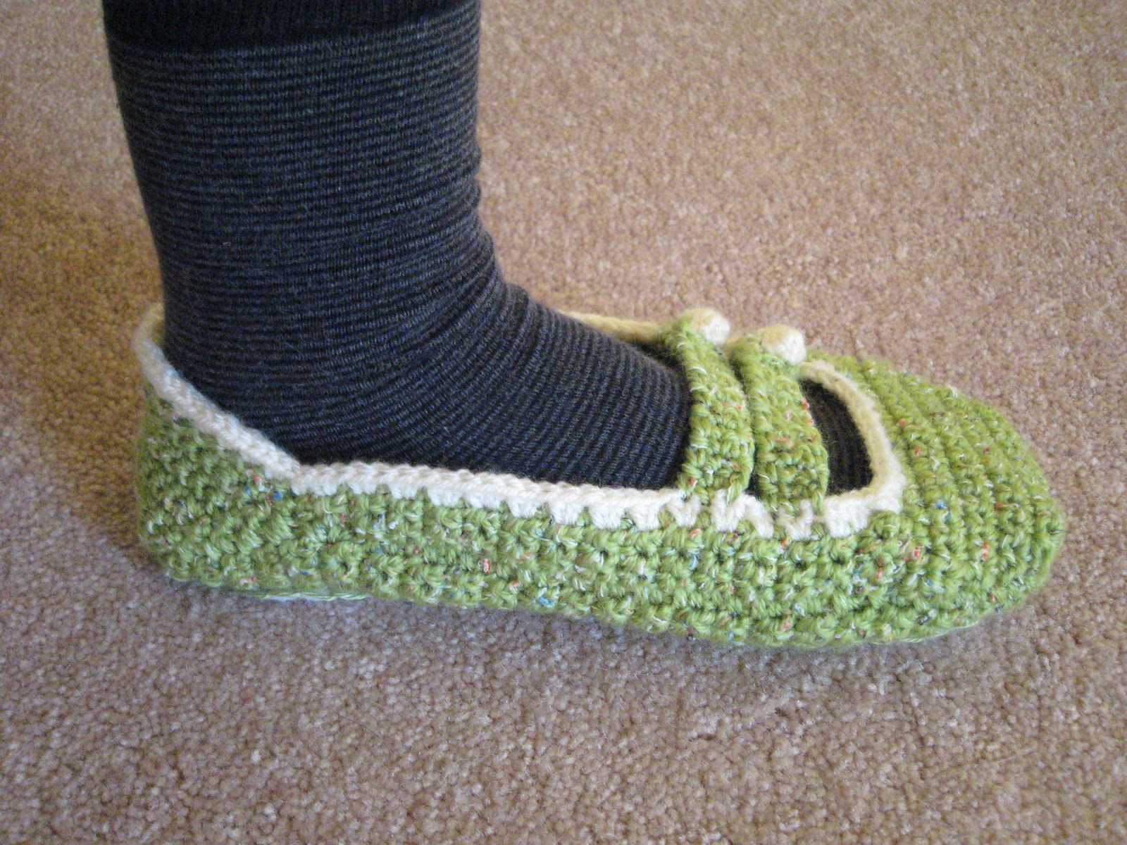 Crochet Machine: Room Shoes #1