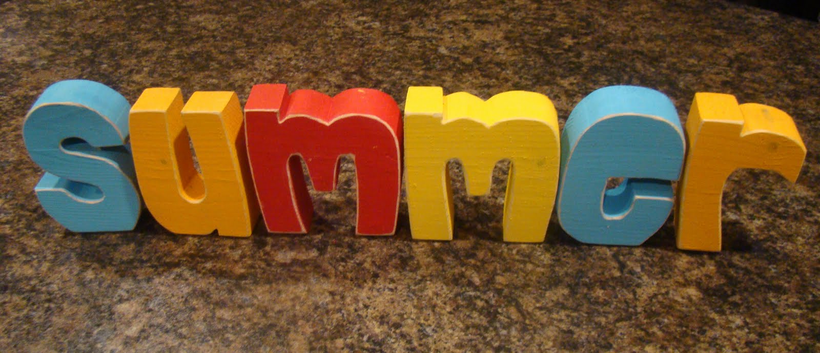 A~F Creations: SUMMER Chunky Letters