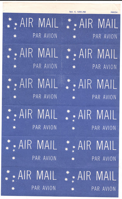 International Airmail And Priority Mail Labels: Australia: Airmail labels