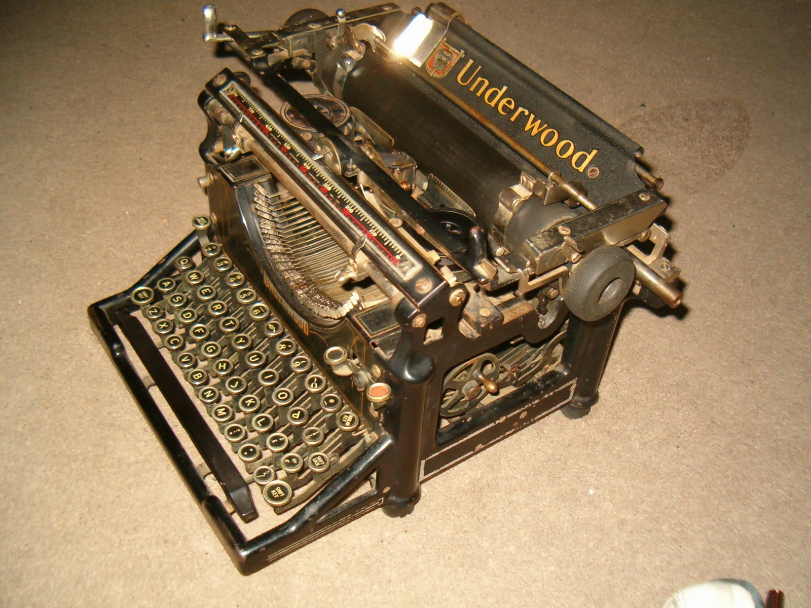 Spilt Ink: :: Spilt Ink Acquisition # 298 ~ Underwood #5 Typewriter ...