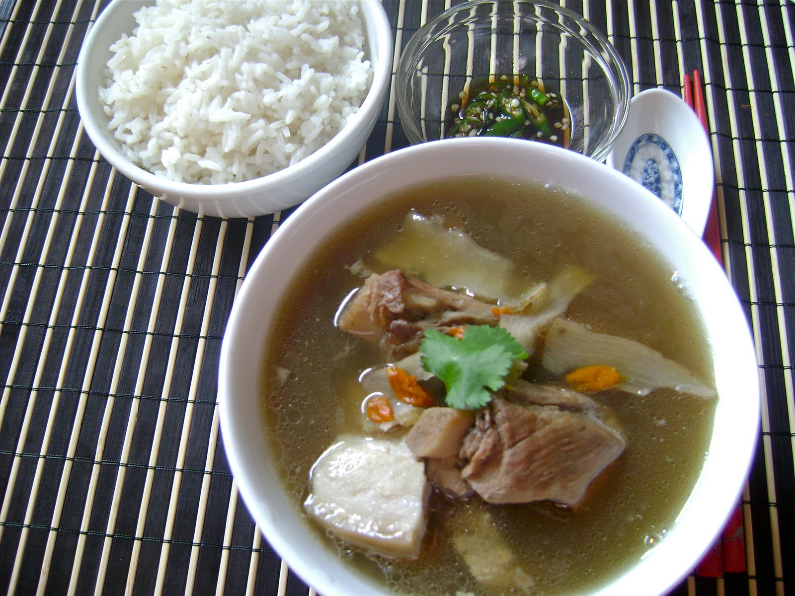 Savories and Sweets by Keyna: Pork Bone Tea Soup ( Bak Kut Teh)