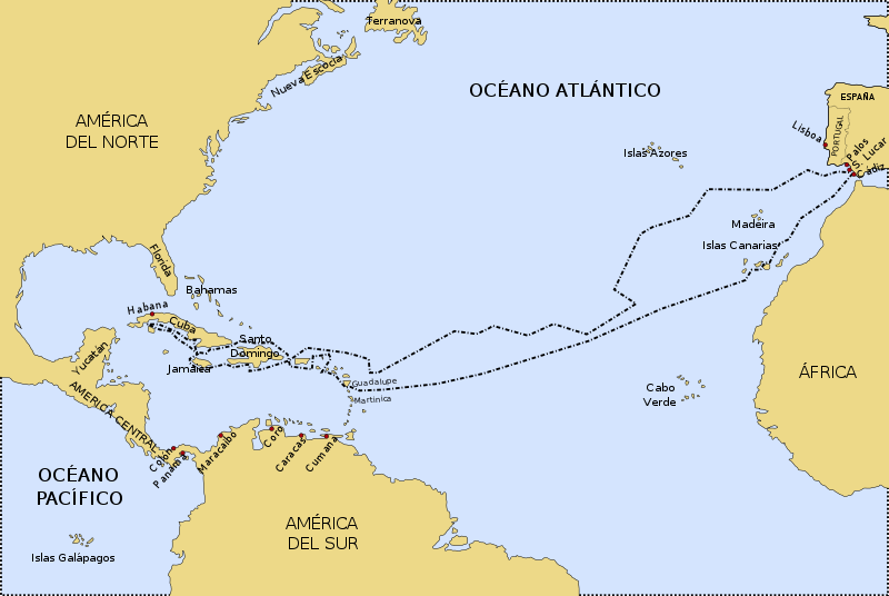 Segundo viaje de Cristobal Colon : Historia Universal