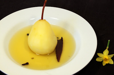 My Kitchen Antics: Sherry- poached Pears