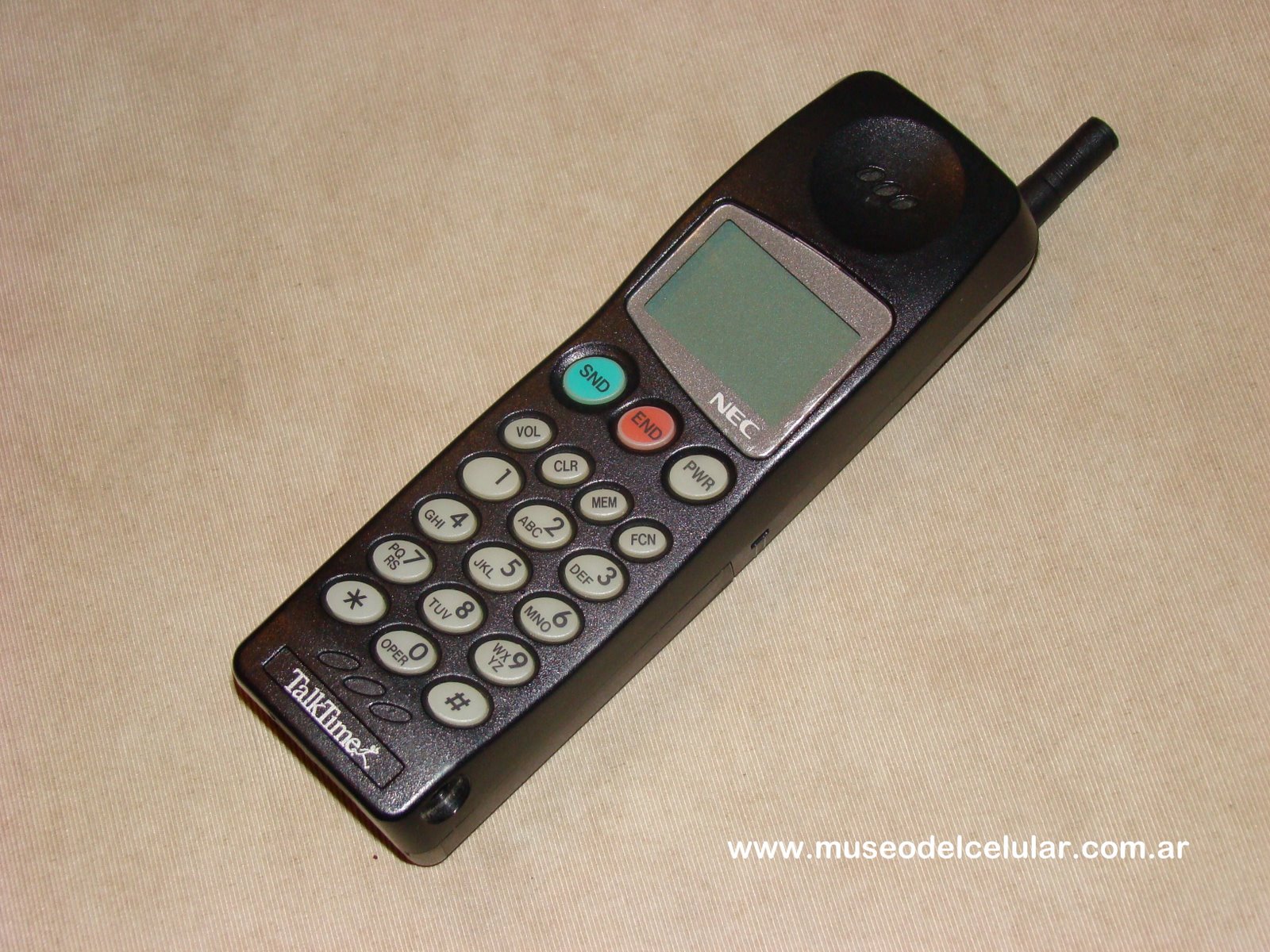 museo de celulares: #190 Nec TalkTime 800