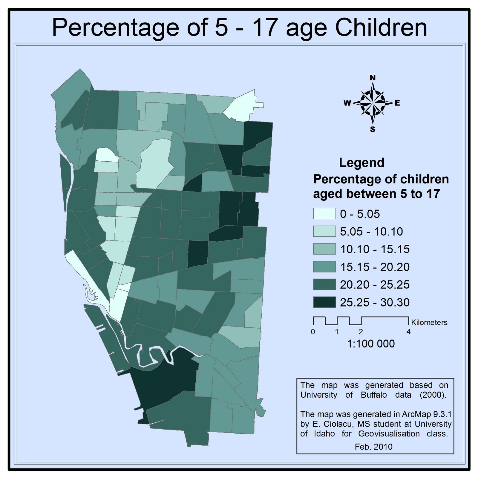 Geog 390 Geovisualization: Lab. 1: Qualitative and quantitative maps ...
