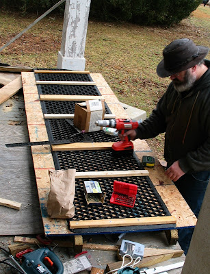 Losing Our Shirts, Keeping The Farm: Building a Livestock Loading Ramp