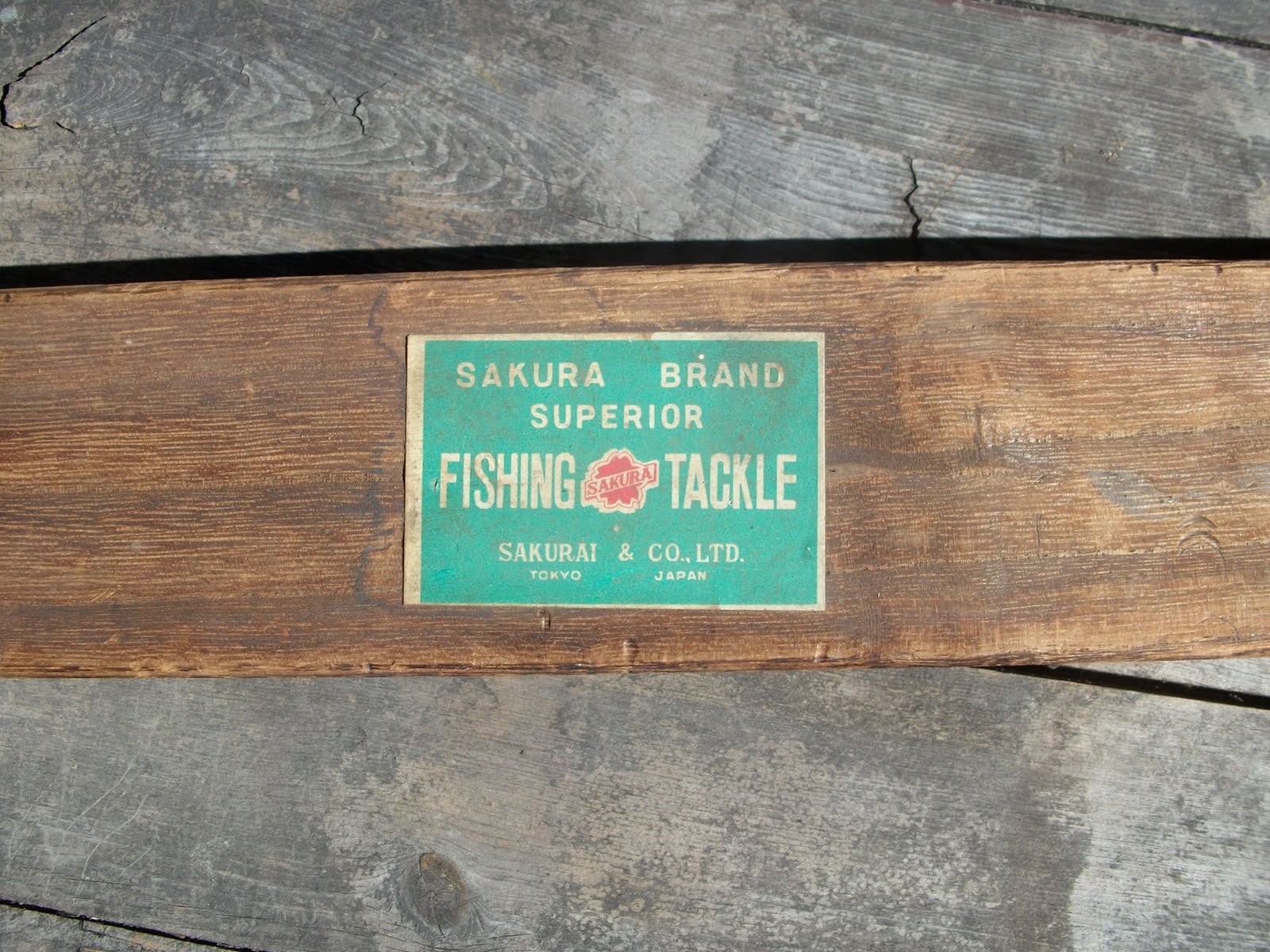 Fred's Fishing & Hunting Haven: Vintage 1950's Sakura Bamboo Fishing Rod