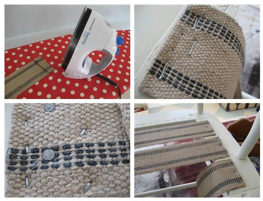 First A Dream: Tacky Blue Chair Gets a Makeover