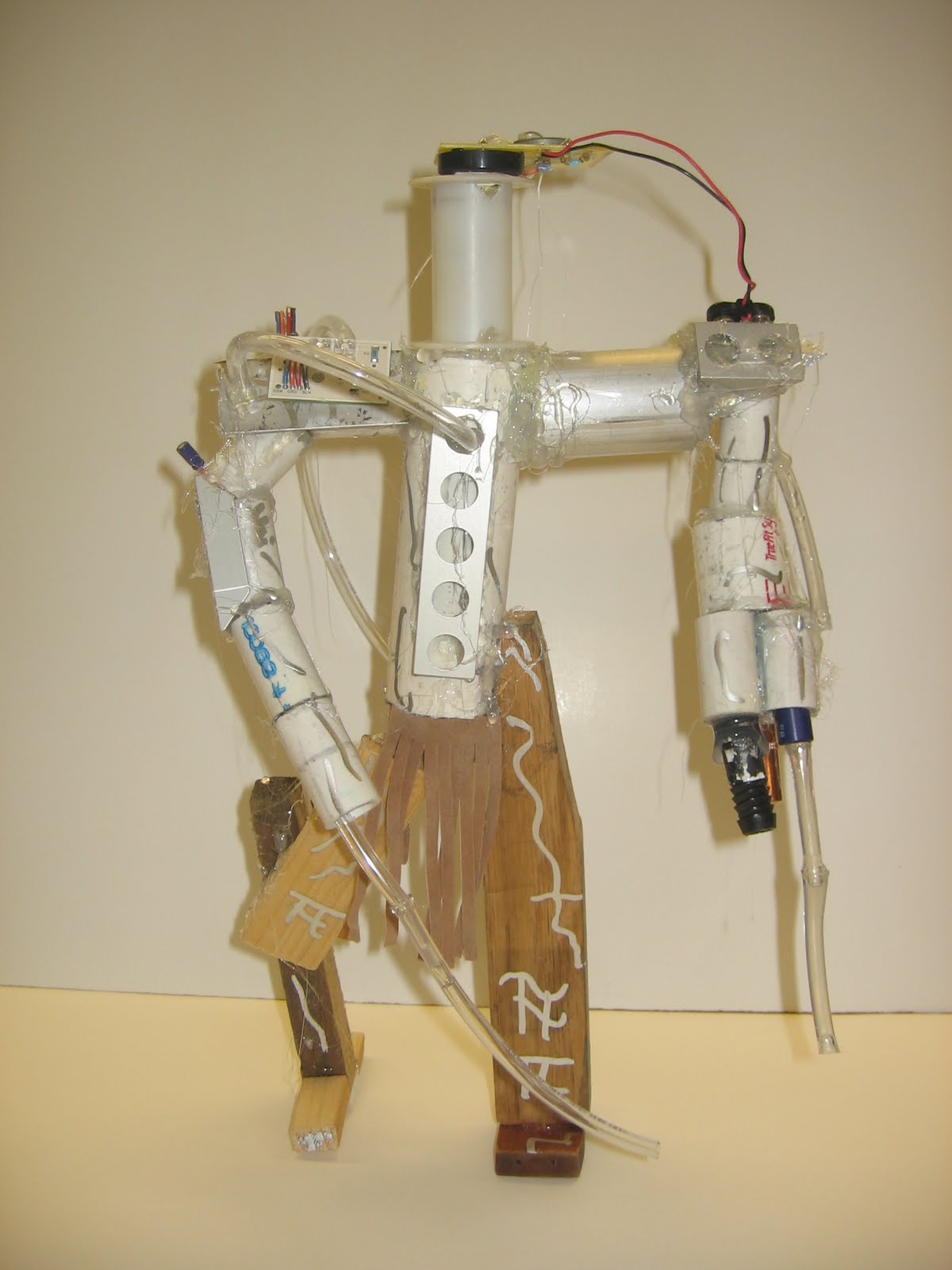 Inspiration...................A Journey Back To Clay: Robot sculptures