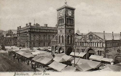BLACKBURN PAST: King William Street - The Market Place