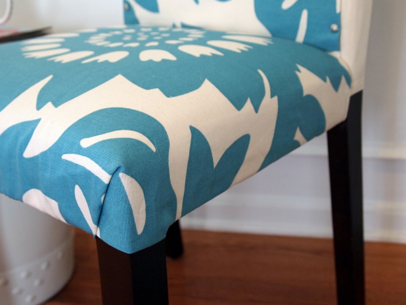 My Morning Slip Cover Chair Project Using Remnant Fabric (no sewing ...