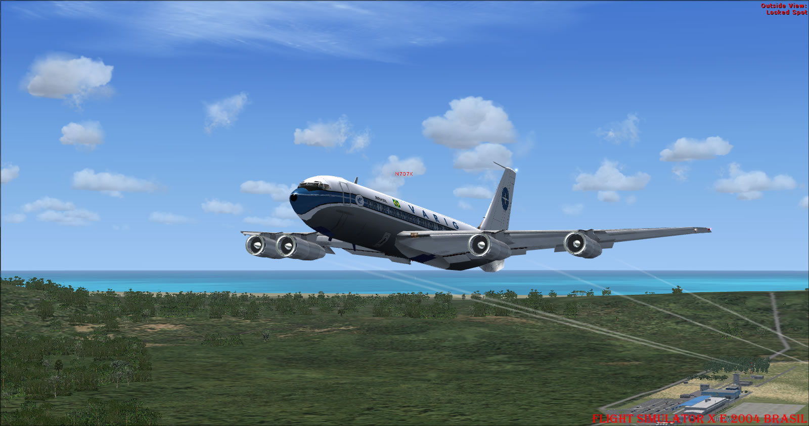 Flight Simulator X e 2004 Brasil: Boeing 707 / FSX