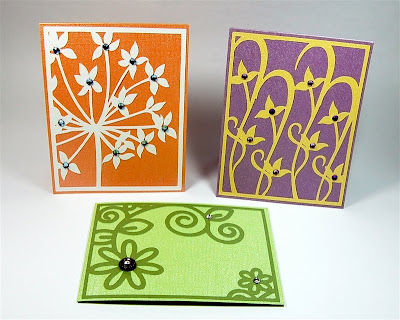 Capadia Designs: Fancy (but simple) cards for Friday