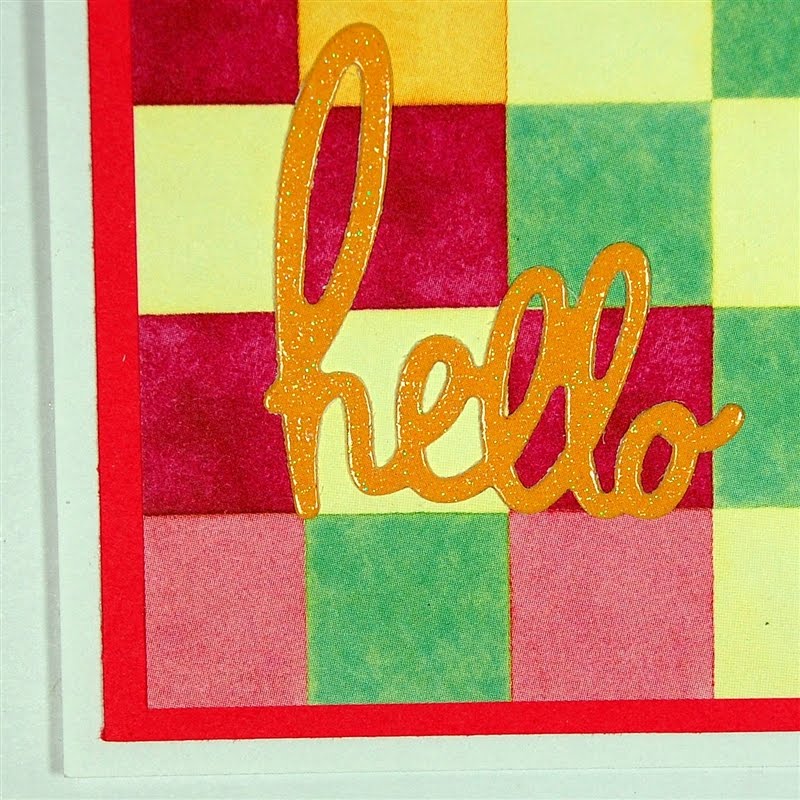 Capadia Designs: Cheery Hello Card