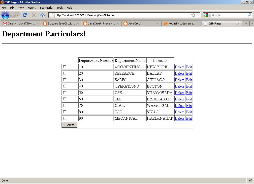 Java Circuit: 24. CRUD Operations Using JPA(Java Perssitance API) Java Circuit: 24. CRUD Operations Using JPA(Java Perssitance API)