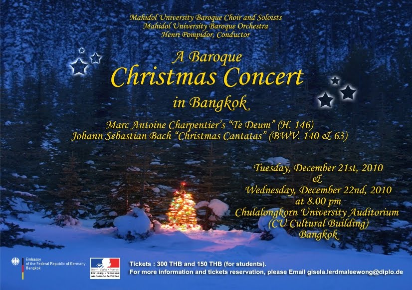 A Baroque Christmas Concert in Bangkok | Thai Art Exhibition