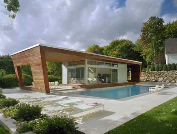 Modern Architectural Pool House Design by Hariri & Hariri Architecture ...