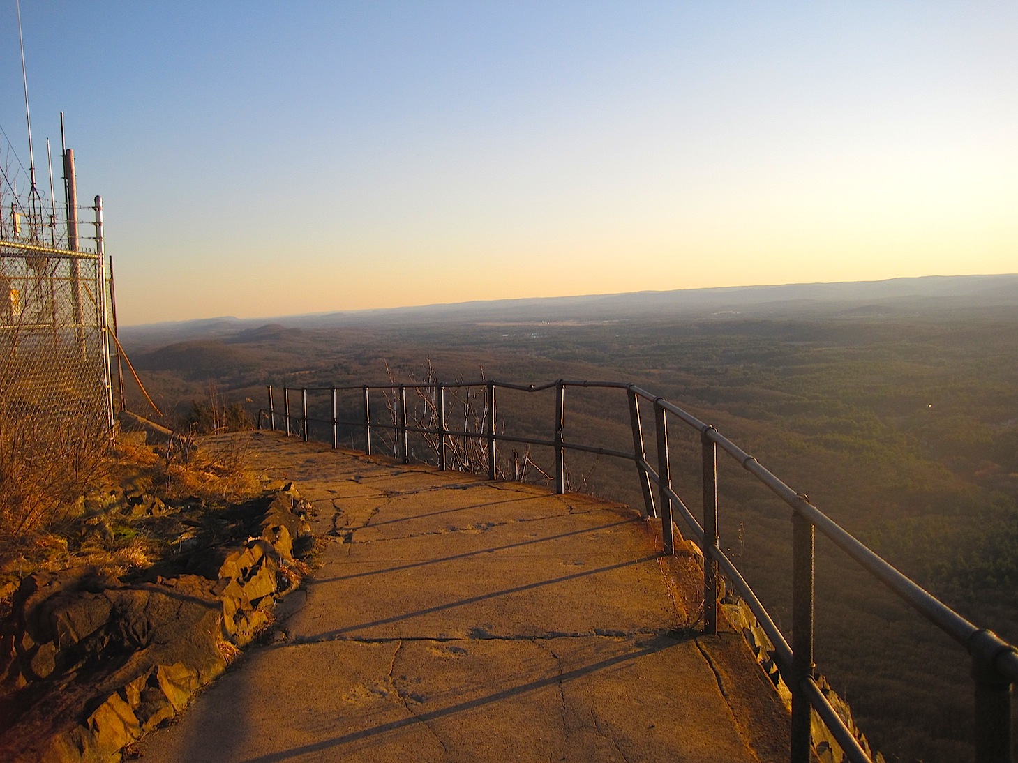 The Mt.Tom Billy Goat: Mt.Tom Summit At Sunset