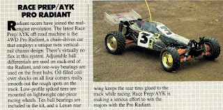 AT Vintage RC: KYOSHO / AYK / ASSOCIATED / TECNACRAFT: AYK PRO RADIANT